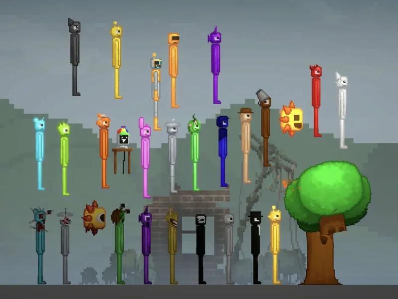 SPRUNKI Characters melon playground&Melon Sandbox Mods - Fruitmod