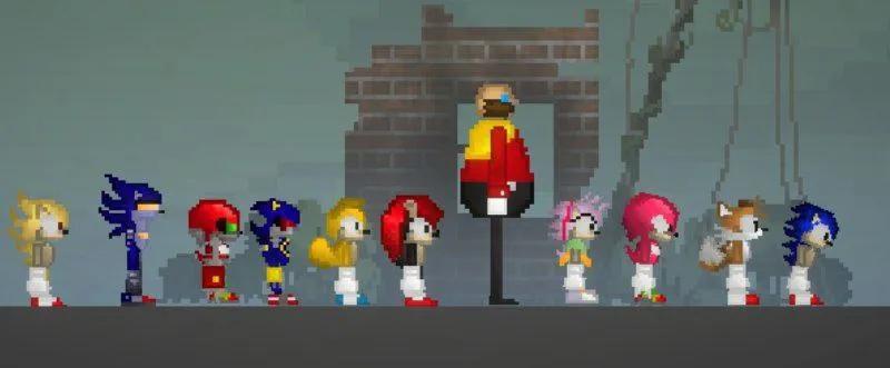 Sonic the hedgehog &Sonic Creepypasta melon playground&Melon Sandbox ...