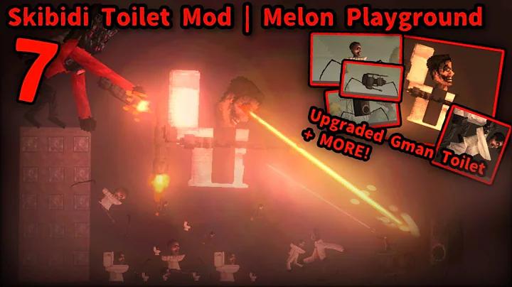 Upgraded Skibidi Toilet melon playground&Melon Sandbox Mods - Fruitmod